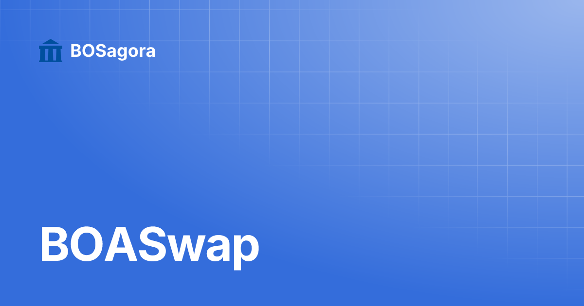 BOASwap | BOSagora
